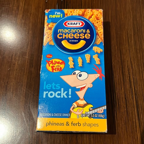 Other | Last Call Nib Phineas And Ferb Kraft Macaroni Cheese | Poshmark